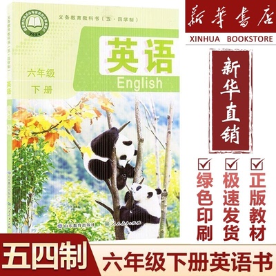 新华正版初中英语课本六年级下册