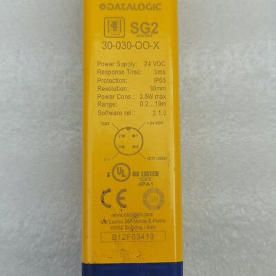 talogic安全光栅SG2-30-030-OO-XSG2-30-045-OO-XSG2-30-060-OO-X