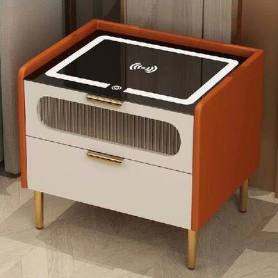 Simple Wardrobe Bedside Tables Side Multifunctional Mobile