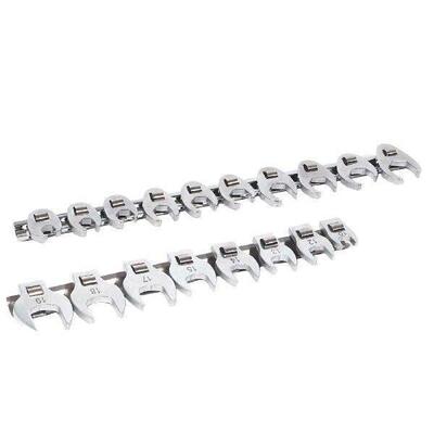 3/8 inch Drive Crowfoot Wrenches Professional with Clip-on