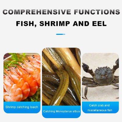 Foldable Fishing Net Portable Crayfish Lobster Fishnet Cage