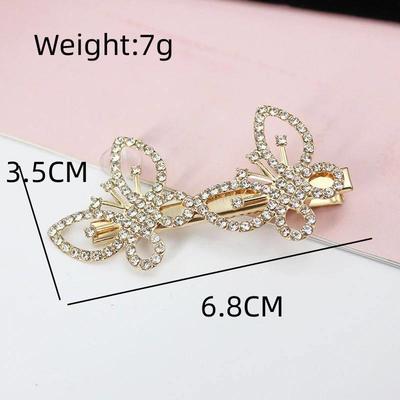 12 Styles Hair Clip Big Barrettes Bowknot Leaf Butterfly Flo