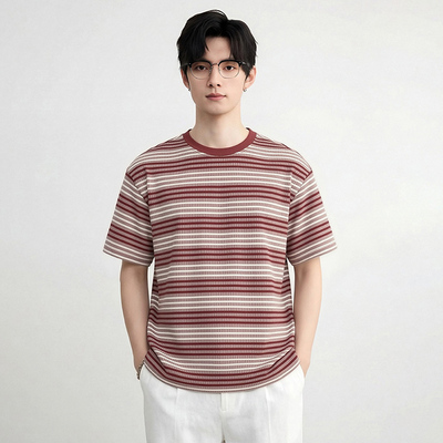 男士休闲时尚短袖T恤MYY25-356