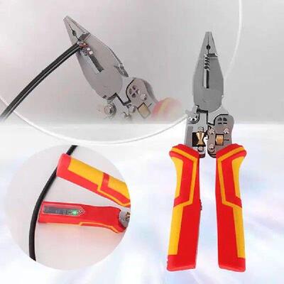 Versatile Wire Stripping Pliers with Electricity