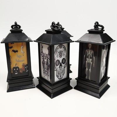 Hallowow Wind Lantern Led Electronic Candle Lantern Decorat