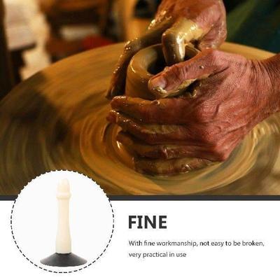 1pcs Ceramic Glazing 8cm Suction Pottery Dipping Cup Rubber