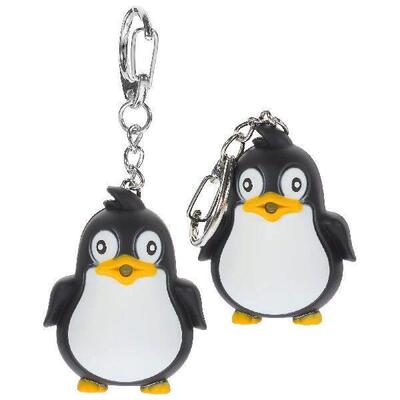 2 Pcs Sound and Light Keychain Decoration Creative Rings