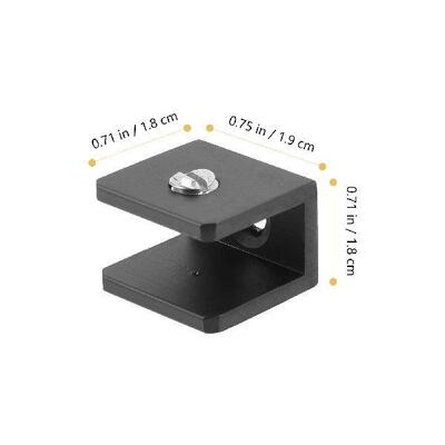 Shelf Glass Clamp Brackets Bracket Support Adjustable