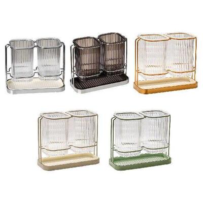 Utensil Organizer, Kitchen Utensil Holder with Drain Tray,