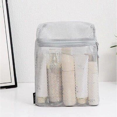 Casual Nylon Storage Pouch Hand-held With Zipper Cosmetic