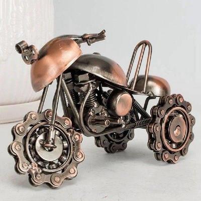 Motorcycle Model Vintage Motorcycle Sculpture Retro