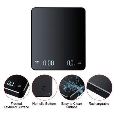 Electronic Kitchen Scale 3kg/0.1g Digital Coffee Scale