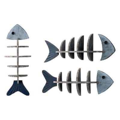 Fishbone Shape Wall Shelf Creative Beach Themed Unique