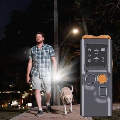 Rechargeable Ultrasonic Dog Repeller w/ High-Frequency LED