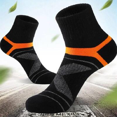 3 Pairs High Quality Men Black Socks Black Sports Socks Casu