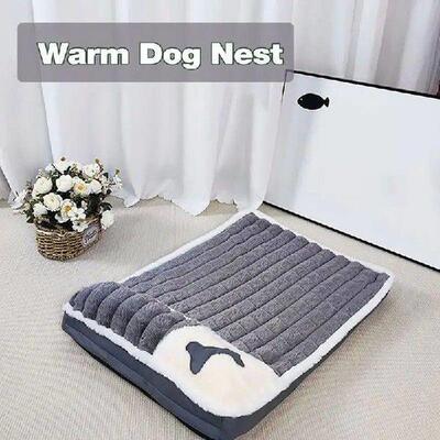 Dog Crate Pad Warm Dog Kennel Washable Dog Crate Mat With