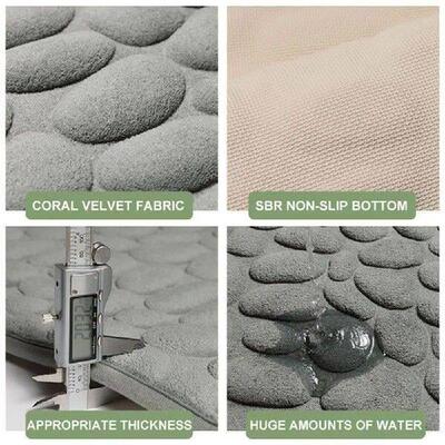 Practical Water Absorption Bath Mat Washable Non-slip