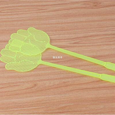 10Pcs/set Palm Pattern Plastic Fly Swatter Household