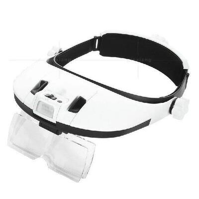 Rechargeable Head Wearing Magnifying Glass 1X 1.5X 2X 2.5X