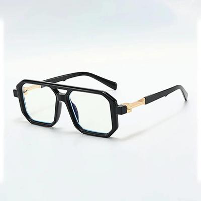 Light Frame Anti Blue Glasses Transparent Black Optical Glas