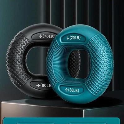 Silicone Finger Gripper Ring Hand Muscle Strengthener Ring W