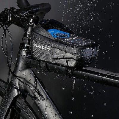 Touch Screen Upper Tube Pannier Storage Pouch Light Barrier