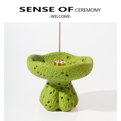 日式香插高级感线香底座创意家用香托香盘香座香薰摆件送礼礼物