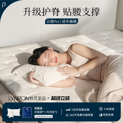 林芃云宿Pro独立弹簧床垫席梦思20cm厚家用袋装硬公分护腰护脊硬