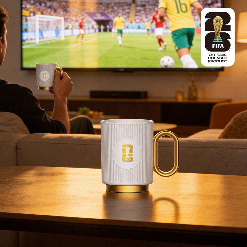 2026美加墨世界杯FIFA官方授权罗马马克杯380ml家用陶瓷杯茶水杯