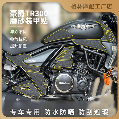 豪爵TR300加厚磨砂装甲贴防刮擦