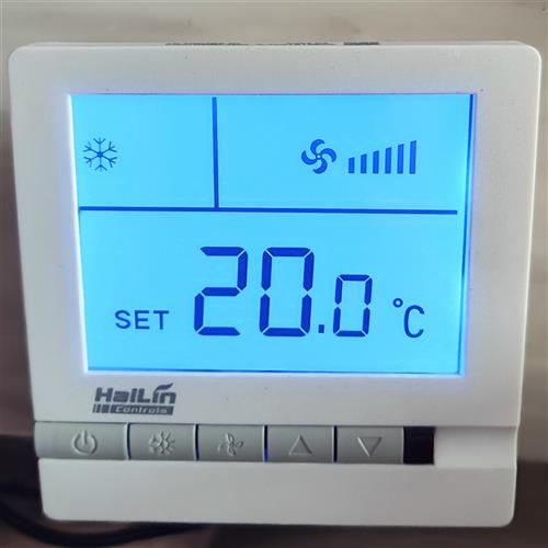 温控器开关水冷中央空调控制面板温度控制器风机盘管三速水地暖