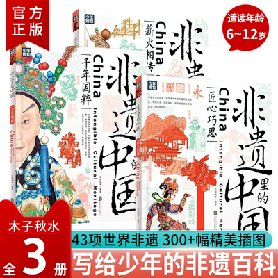 非遗里的中国传统文化全3册