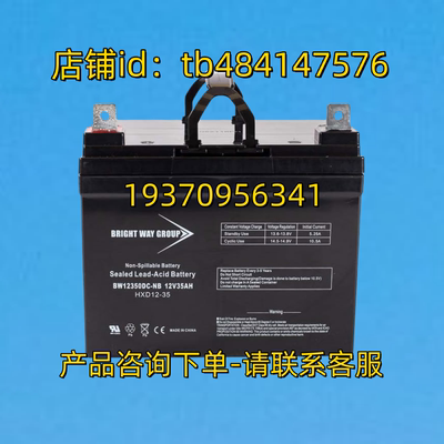 BRIGHT WAY GROUP 蓄电池 BW12350DC-NB 12V 35AH HX12-35 电池