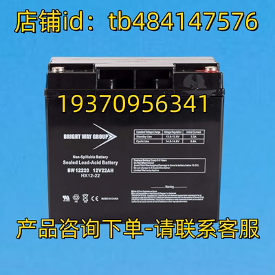 BRIGHT WAY GROUP 电池 BRIGHTWAYGROUP BW12220 12V22AH HX12-22