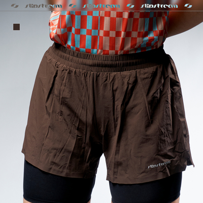 Slipstream女士跑步短裤Pace马拉松越野竞速专业速干透气压缩竞技