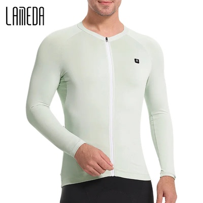 LAMEDA Men’s Pro Cycling Jersey Long Sleeved Breathable Bic