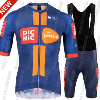 DSMFUL Team 2025 Cycling Jersey Set Short Sleeve Picnic-Post