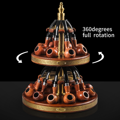季风20位多位旋转烟斗架子