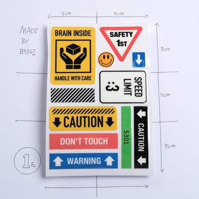 B5301电摩拖车头盔转印贴水晶贴装饰防水车贴电脑贴纸旅行箱贴