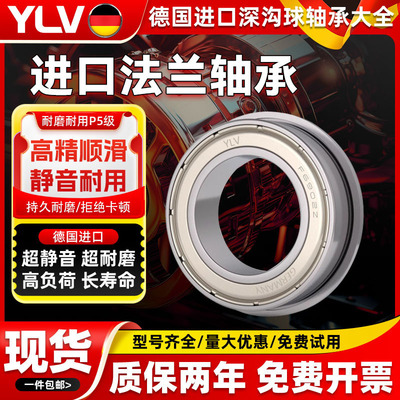 德国进口带挡边法兰型F61800轴承