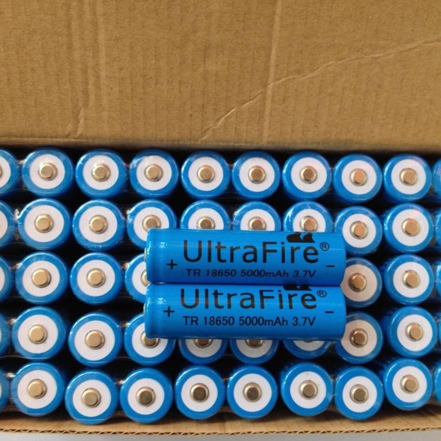 电池A品 18650锂电池 5000MAH 3.7V 强光手电筒充电电池