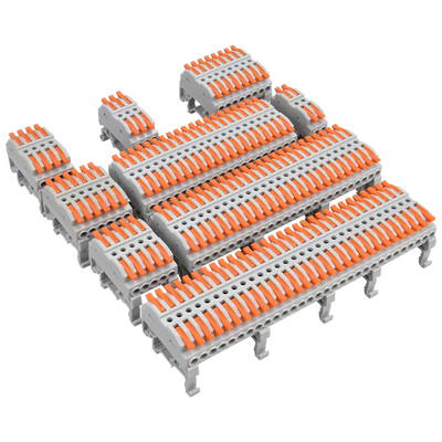 WG快速接线端子多进多出导轨款