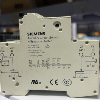 议价辅助开关5SJ625SJ62 MCB C2 400V5SJ62 C2 400V