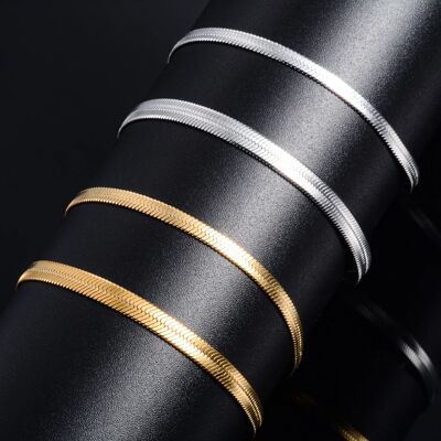Women Men Bracelet Blade Chain for Hand Foot Stainless