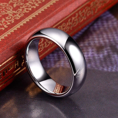 2mm 4mm 6mm 8mm Tungsten Carbide Wedding Ring Couple for