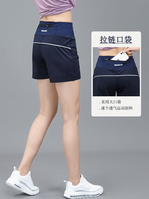 薄款短裤运动短裤细迪达跑步女