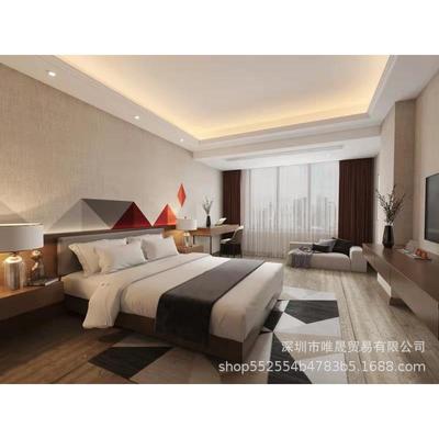 现代宾馆酒店家具快捷酒店会所家具板式家具配套工程项目来图报价