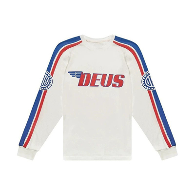 DEUS速降服复古摩托车越野骑行服长袖网眼速干衣t恤机车骑士装备