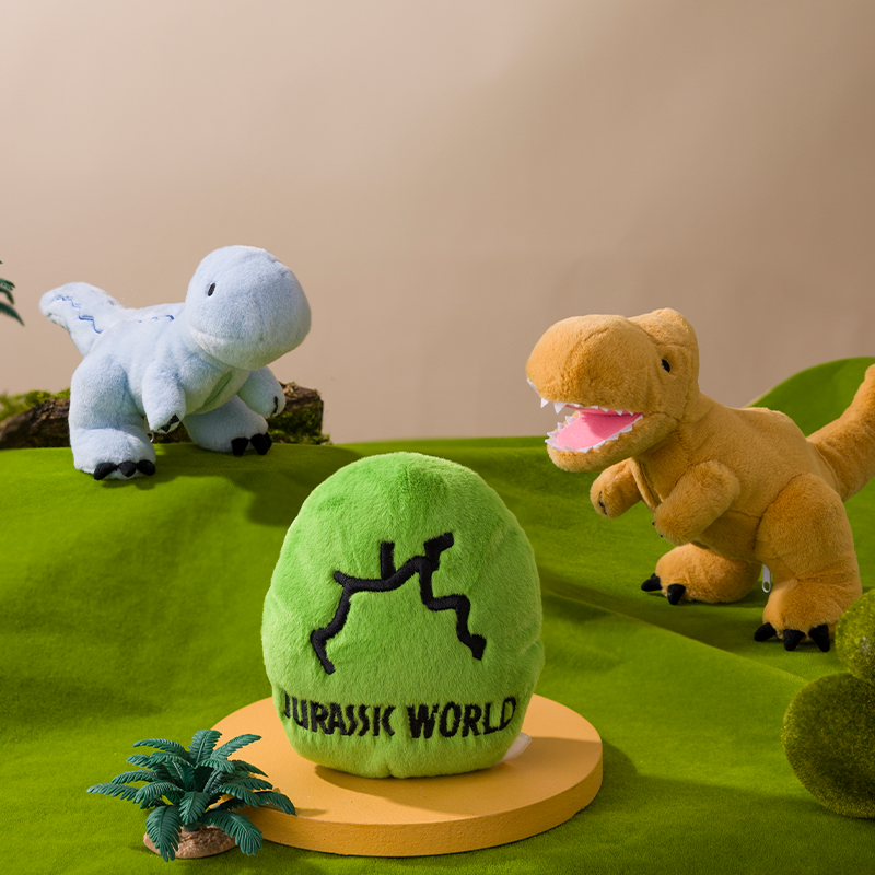 环球影业侏罗纪世界惊喜孵化蛋毛绒公仔卡通恐龙玩偶 商品图