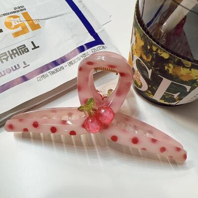 夏天来喽~樱桃抓夹发夹